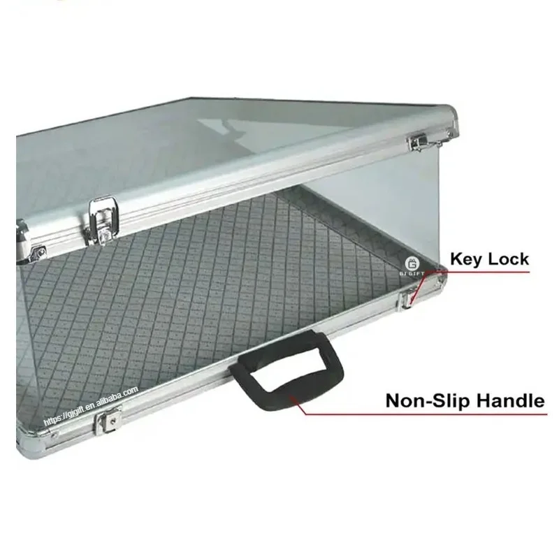 Aluminum Acrylic Display Case with Locks - Ideal for Trading Cards ...