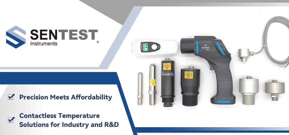 SENTEST Fixed Infrared Thermometer for 600~1600℃ Induction Heating