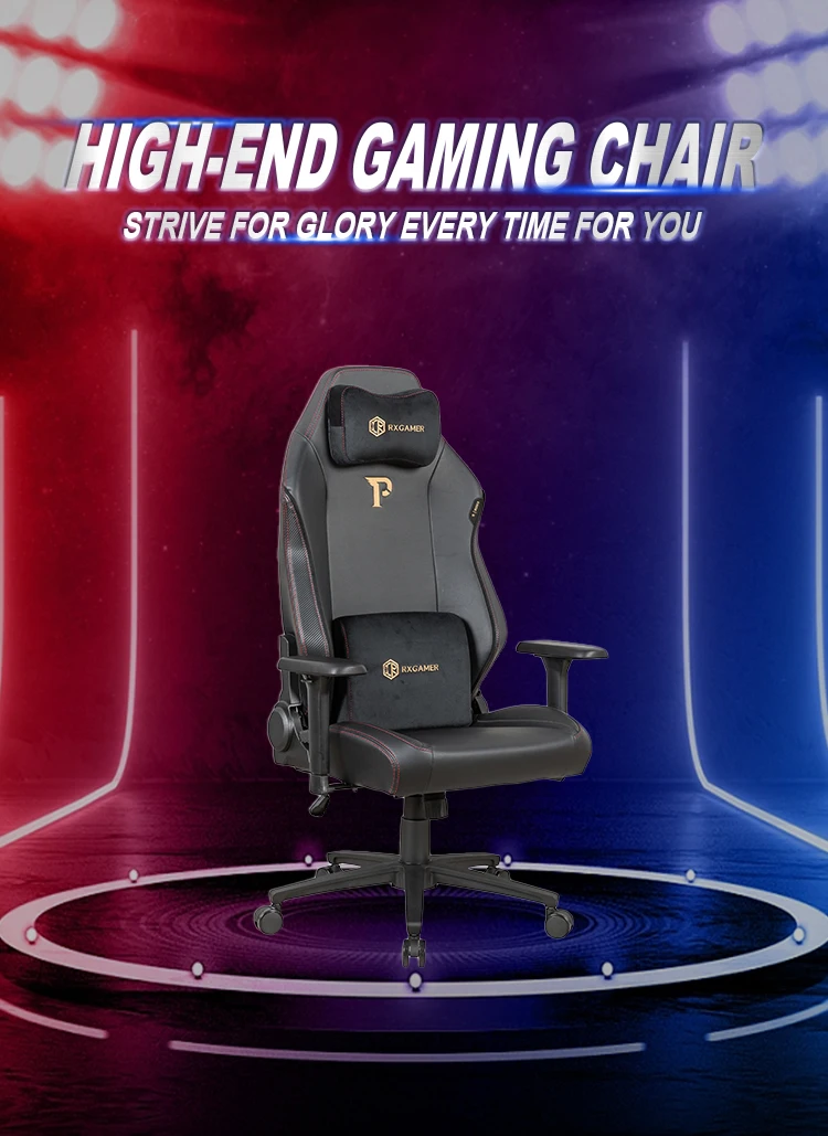 Custom High End Chaise De Gamer Metal Frame Leather Memory Foam ...