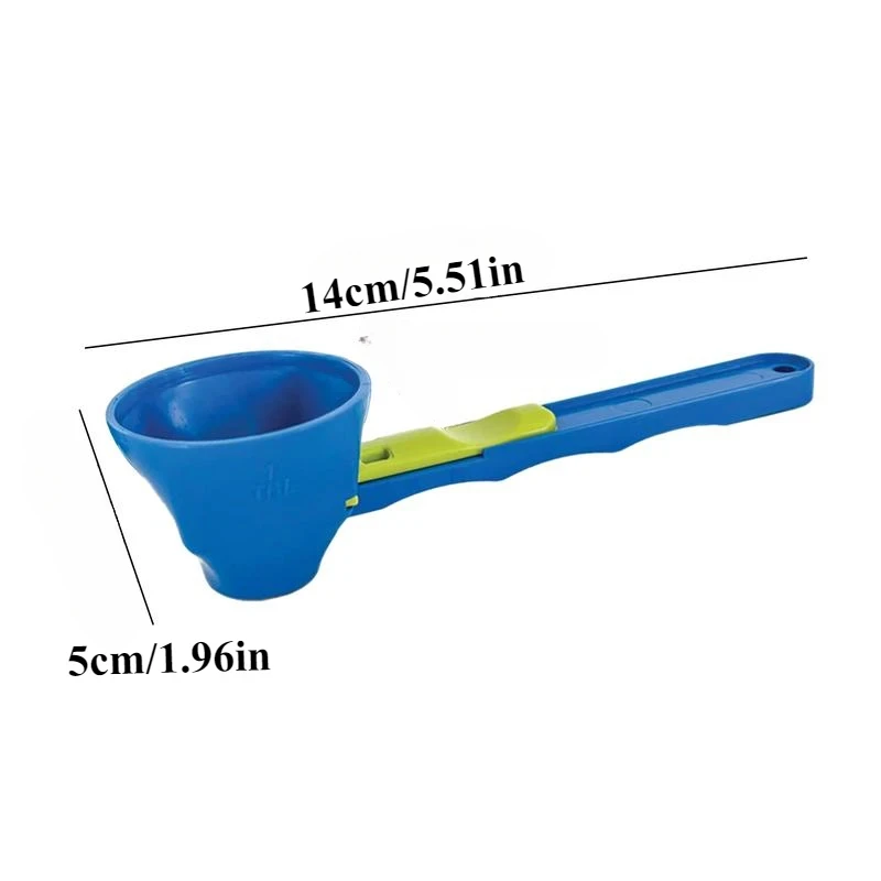 Creative No Spill Measuring Spoon Funnel Preparation Protein Powder ...