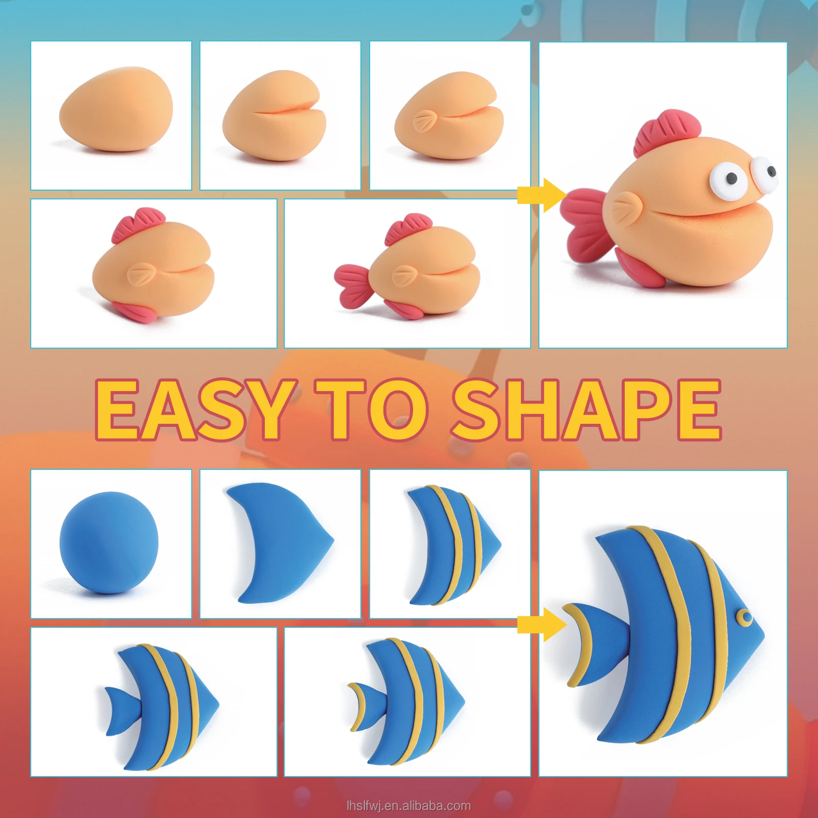 Super Light Clay Space Clay Diy Soft Color Clay Plasticine Children's T ...