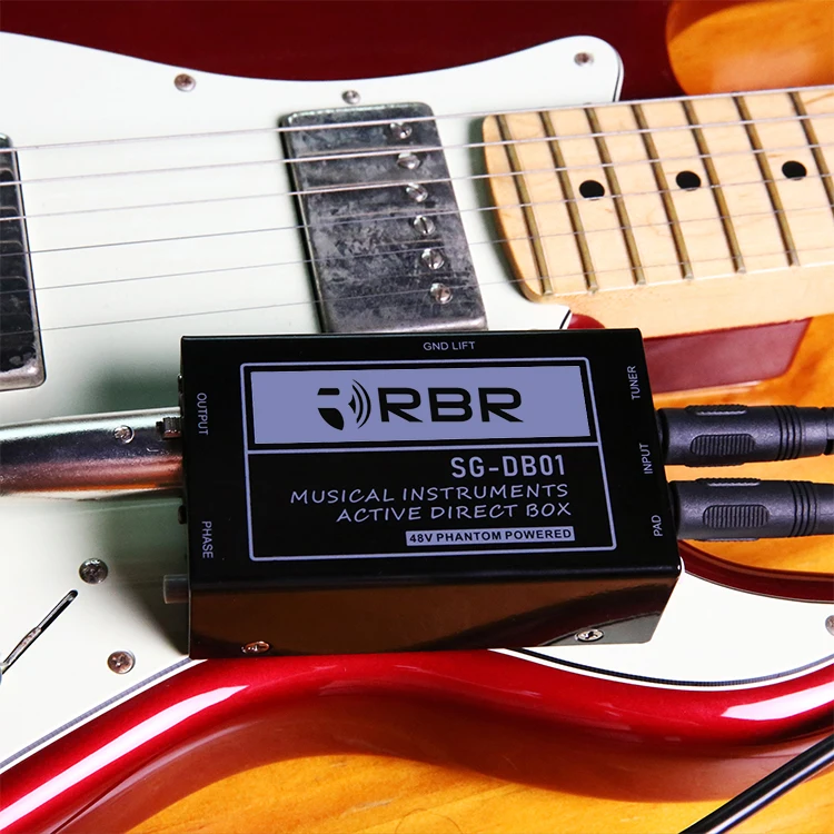 Ground Lift Sgdb01 Active Direct Box For Guitar Bass Guitar Keyboard ...
