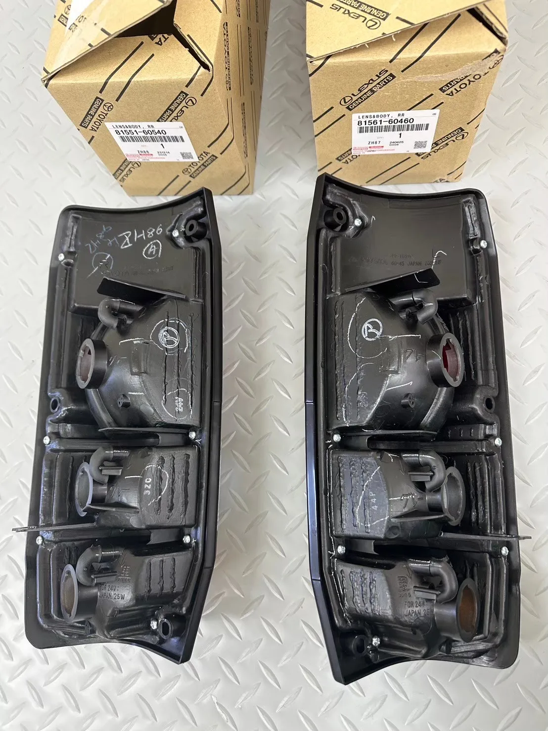 LH & RH Rear Tail Lamps New Condition LED Car Head Lights 12V Vehicle ...