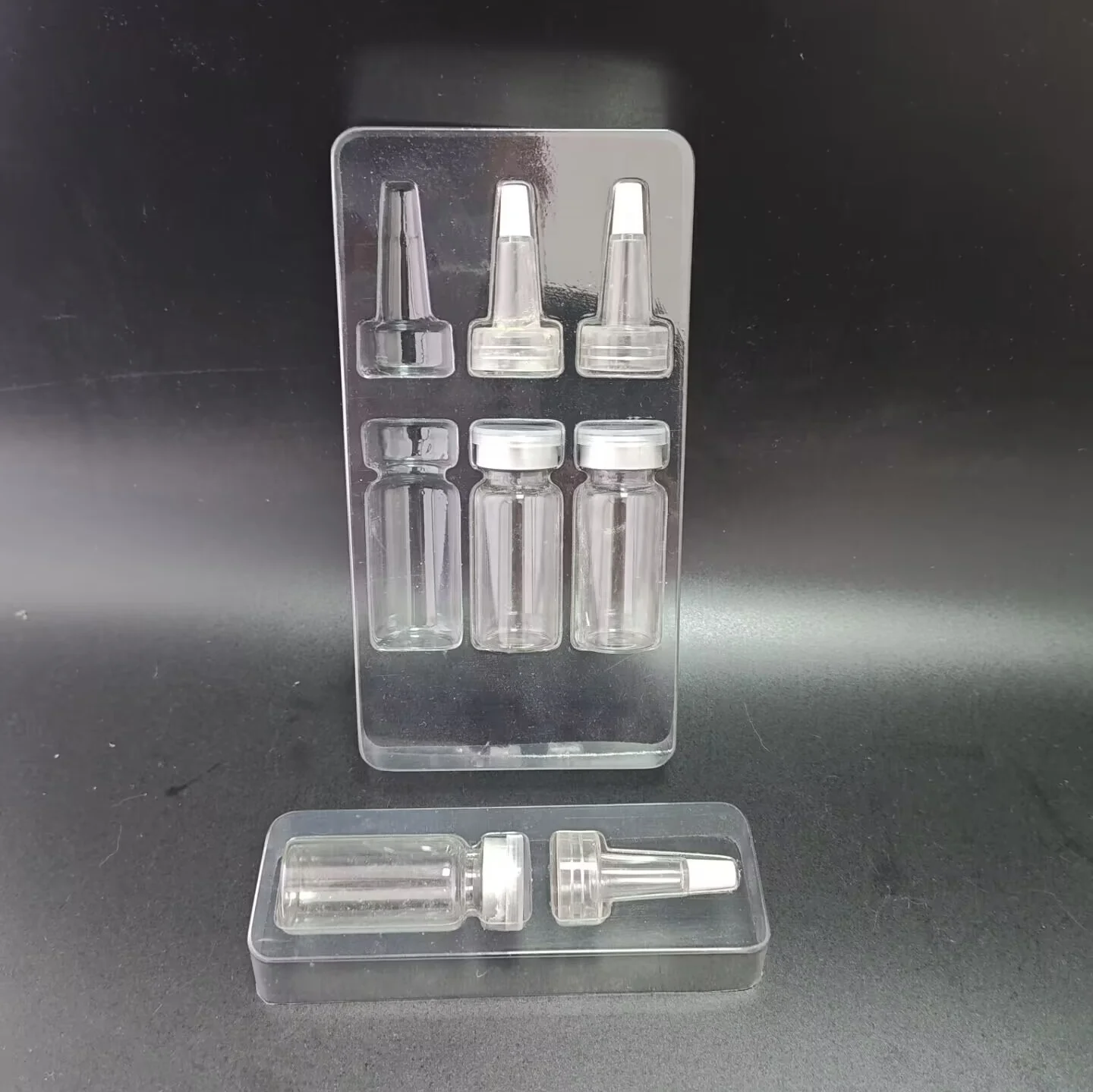 Waterproof Recyclable clear PET Plastic Blister Tray Custom 2ml Vials ...