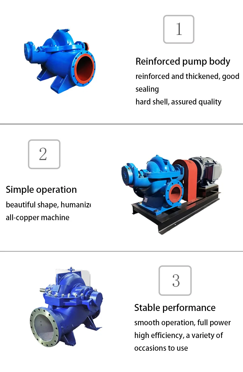 300s90 Single Stage Double Suction Centrifugal Pump Horizontal Middle ...