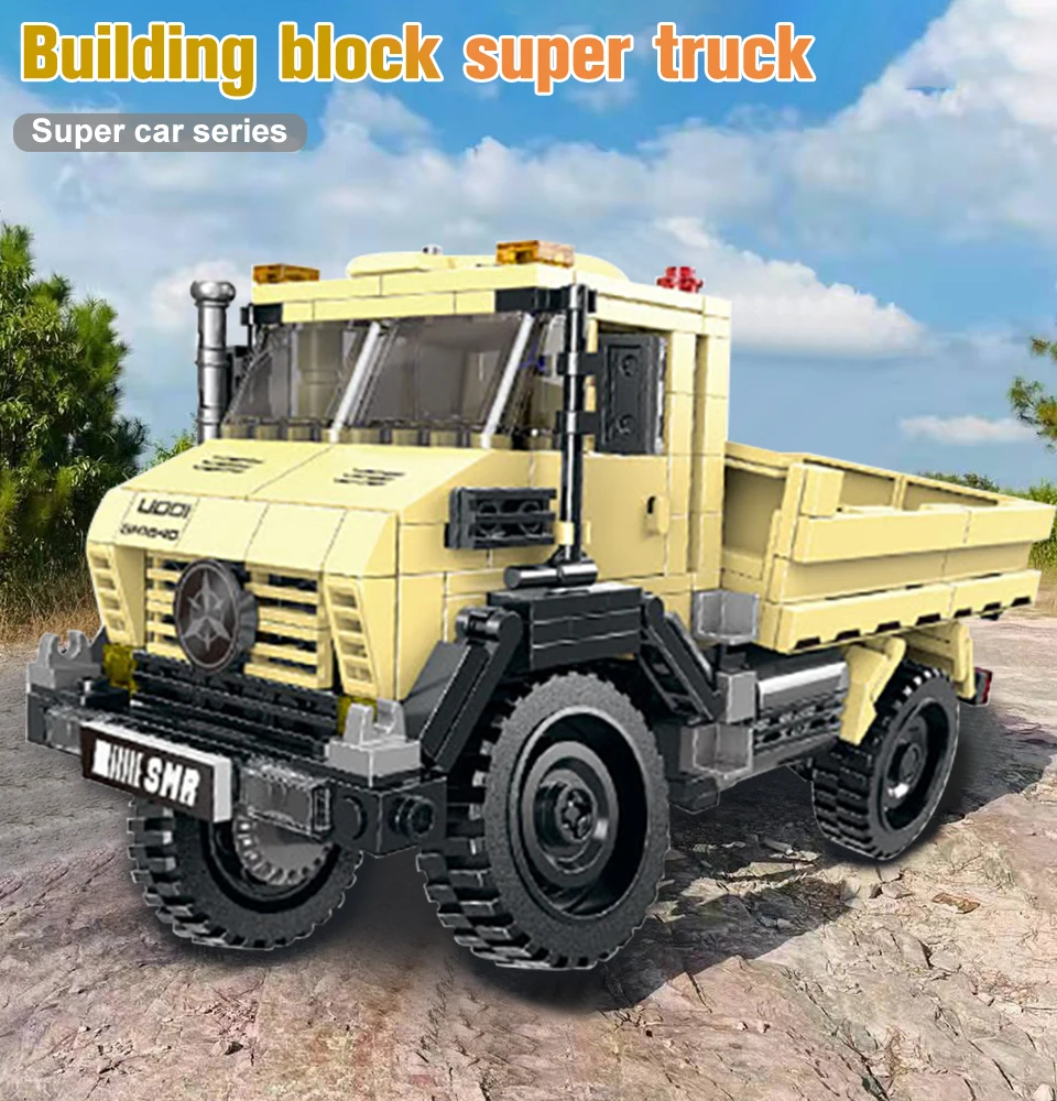 Technical Super Bigfoot Monsters Truck Building Block Off-road Vehicle ...