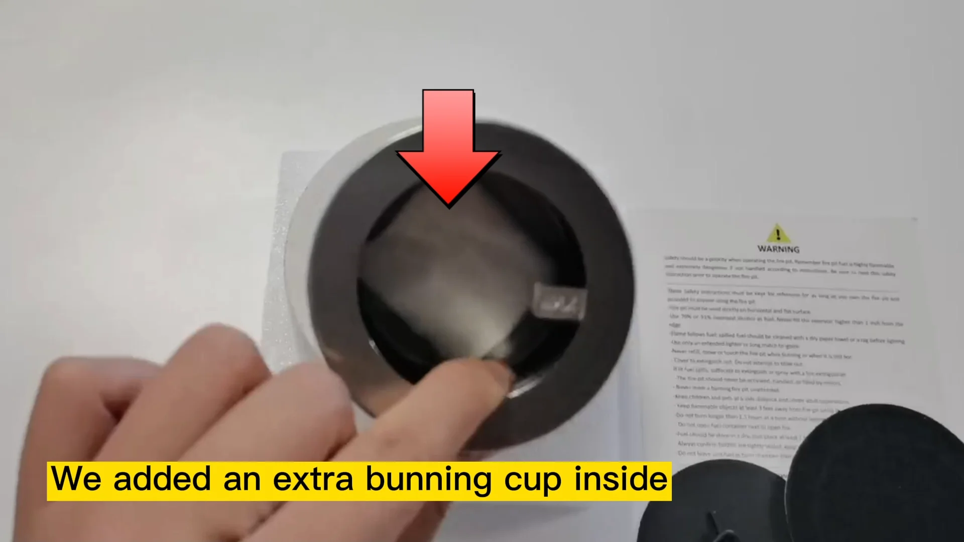 Double Burning Cup Mini Alcohol Tabletop Firepit For Christmas Present ...