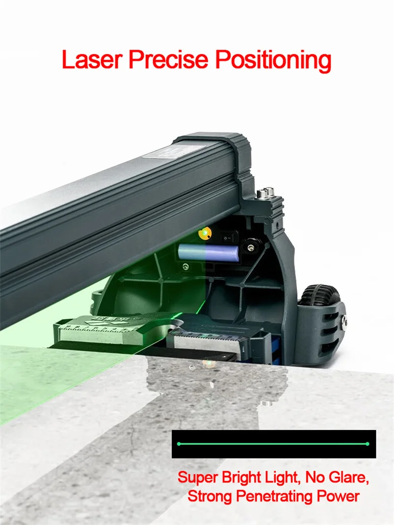 All-steel Tile Cutting Machine Laser Infrared Manual Push Knife Floor ...