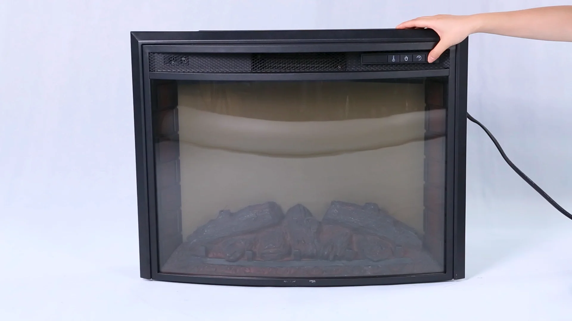 Yika 26 Inch Decorative Realistic Flame Electric Heater Electric ...