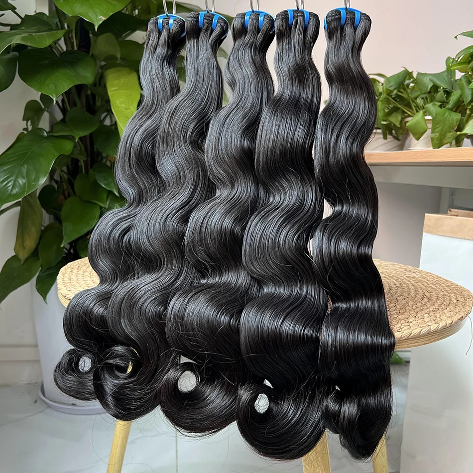 Wholesale 15a Grade Virgin Natural Weaving Human Hair Unprocessed Raw ...