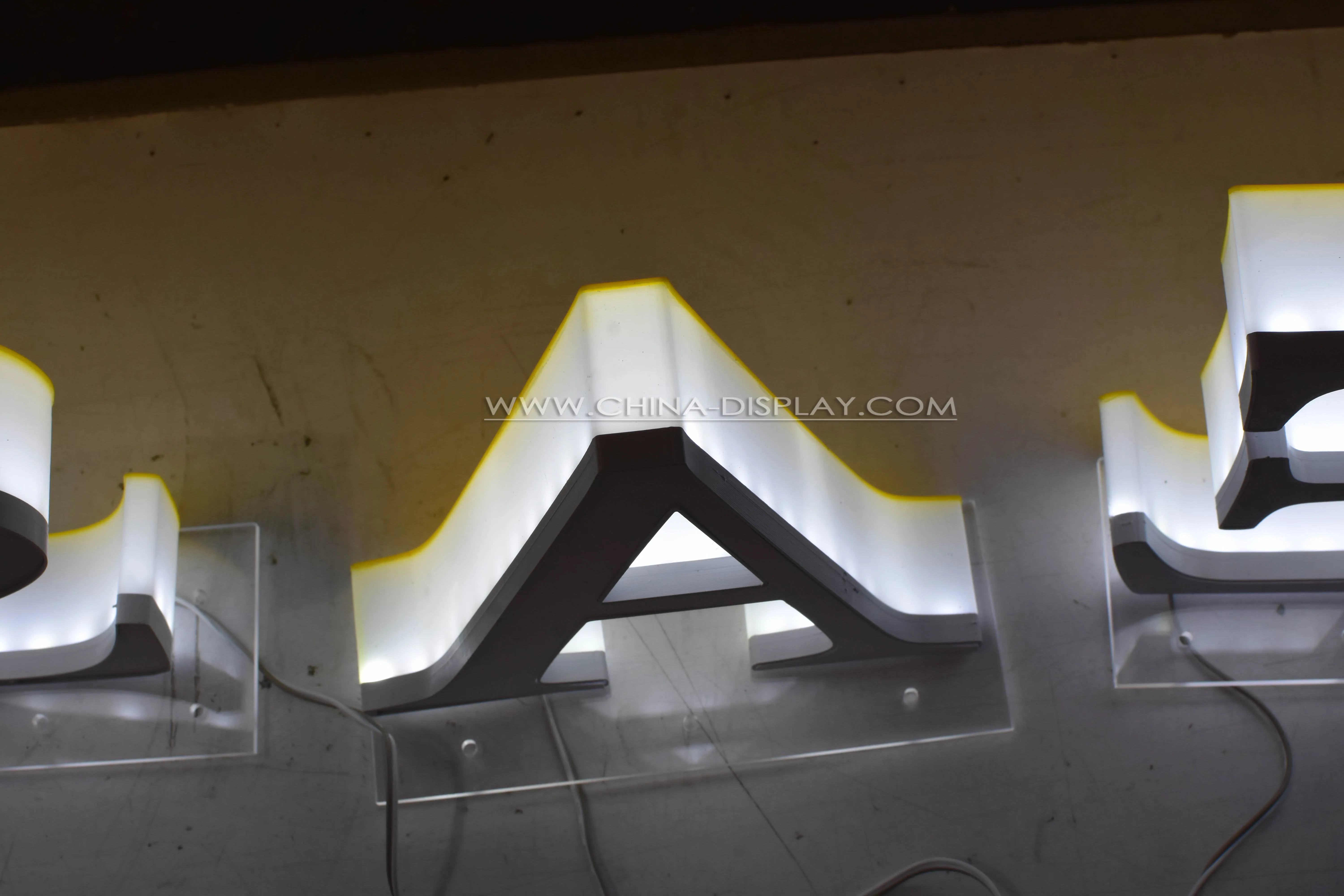 Edge Lit 3d Signs Advertising Channel How To Make Board Led Letter Lights Sign Back-lit Led ...