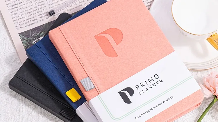 Hardcover Daily Organizers Planner A5 Leather Custom Logo Notebook ...