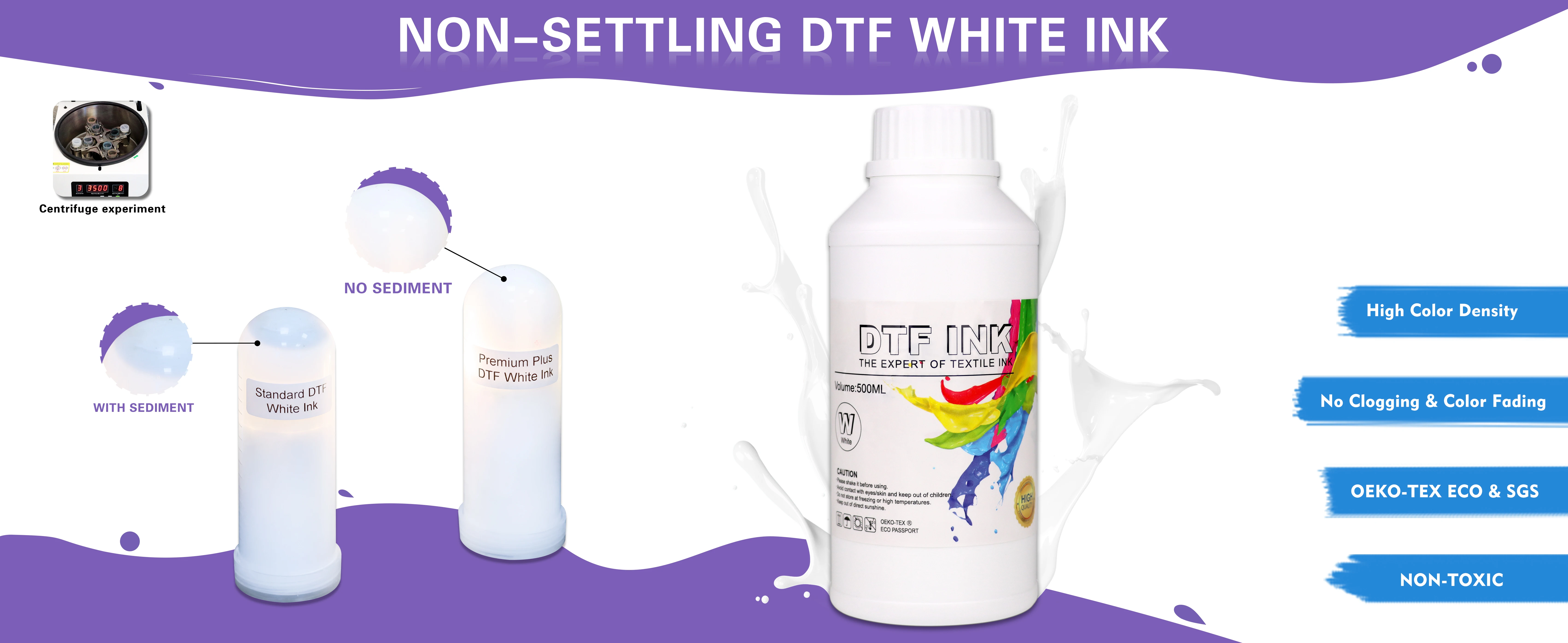 Enlite Non Setting Dtf White Pigment Ink 1000ml Plus For Use In Xp600 ...