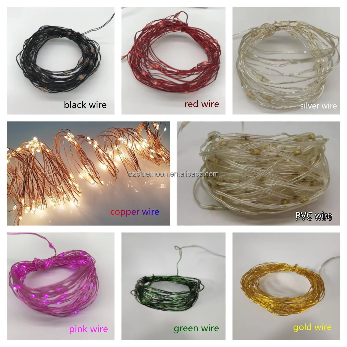 3d Led Metal Wire 37cm Star With Led Copper Wire String Light For Party ...