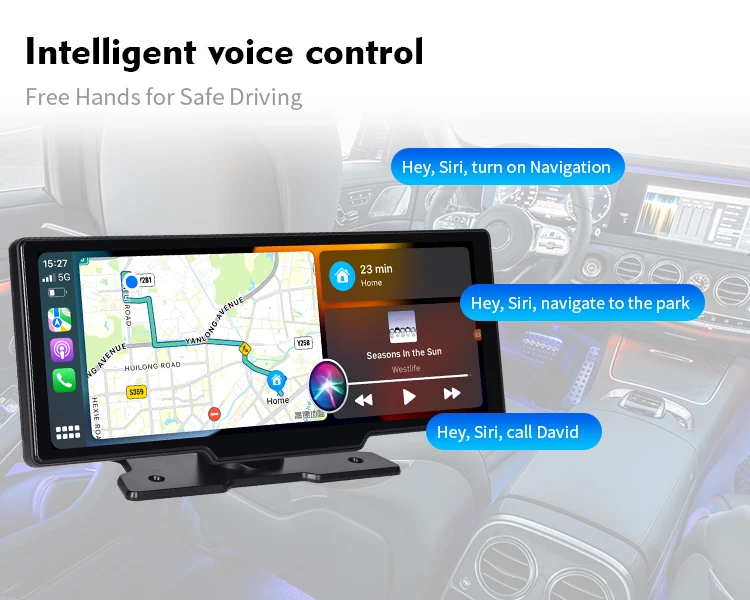 2024 Hot Sale 10.26 Inch Portable Universal Touch Screen Wireless ...