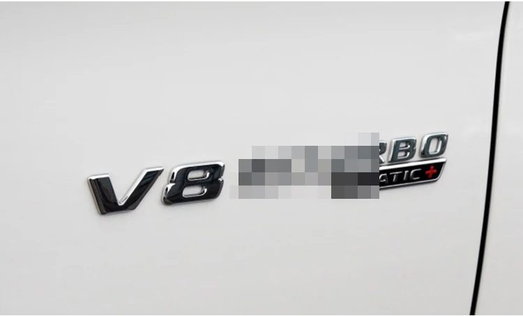 V8 Biturbo 4matic+ Emblem Side Fender Badge For Mercedes Benz Amg Cl63 ...