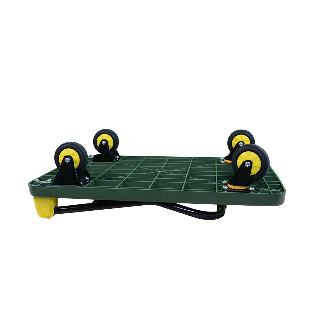 200kg New Green Platform Trolley Folding Industrial Hand Truck Cart for ...