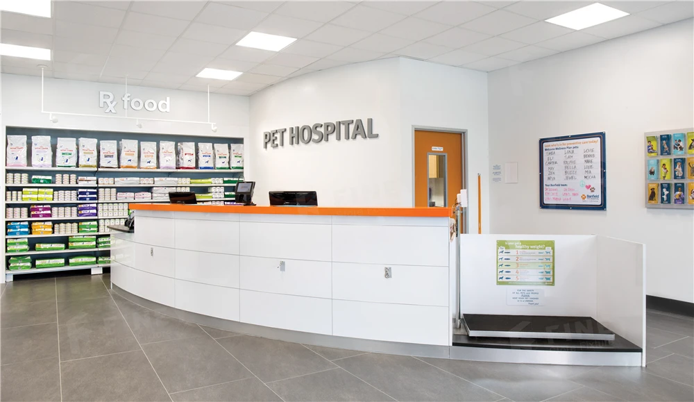 Modern Pets Shop Interior Layout Design - Customized Display