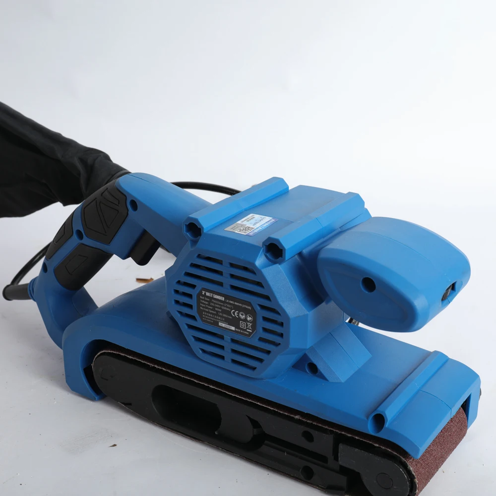 LUXTER 3" 900W Portable Electric Belt Sander for Wood & Metal