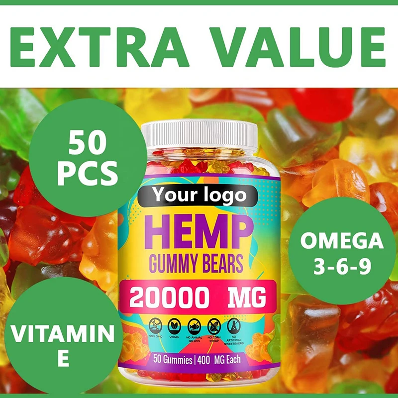 Custom Gummies - Healthy Biotin Gummies with Fruit Flavor