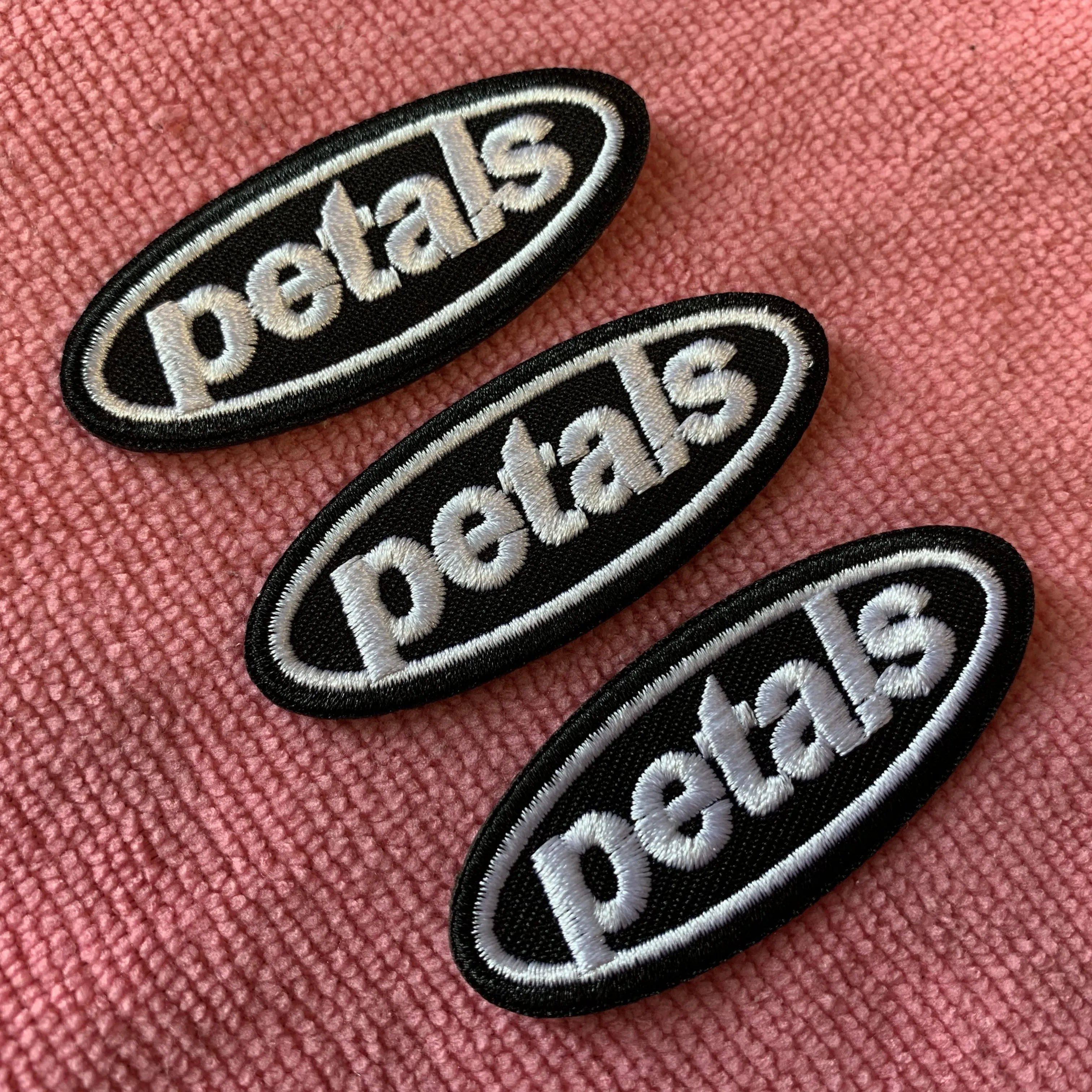 Oval Shape 3d Raised Logo Iron On Embroidery Tags,Perfect Handfeeling ...