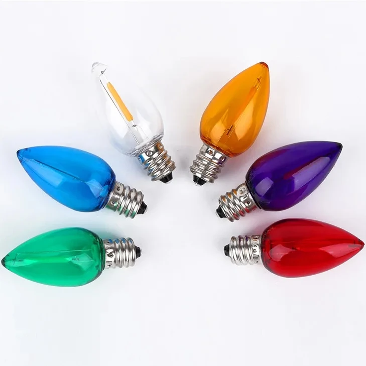 Outdoor C7 Green Lights Color Changing Rgb Rubber String Light String ...