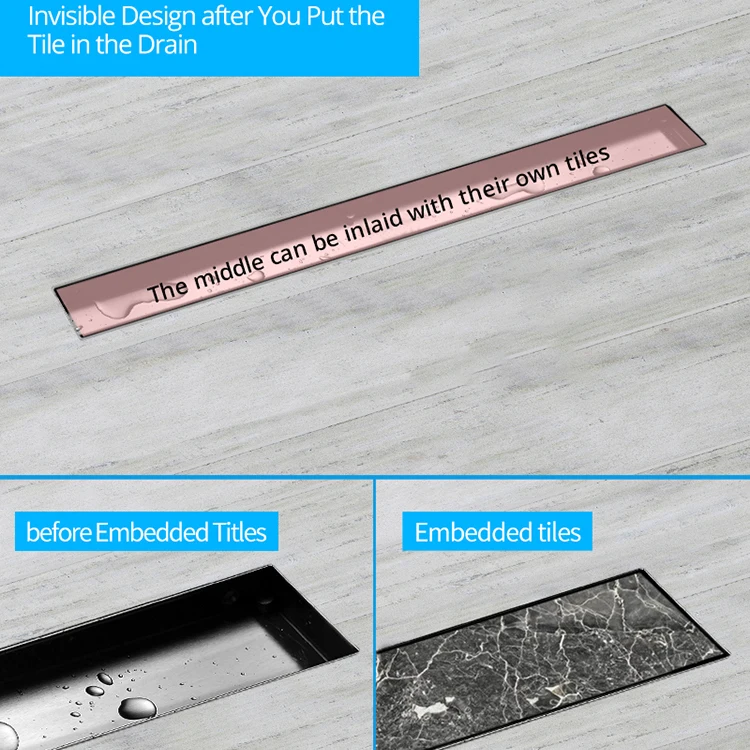 Hidden Tile Drain - Modern Bathroom Floor Drain Solutions