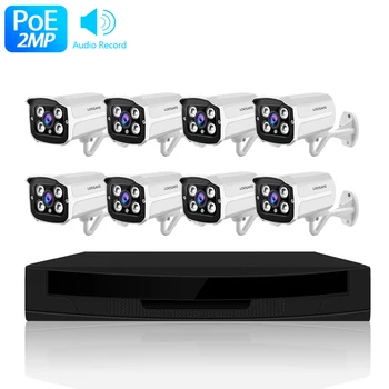 8 Channel H.264 Nvr Poe Hd 2mp Cctv Ip Cameras Kits,8ch Home Video ...