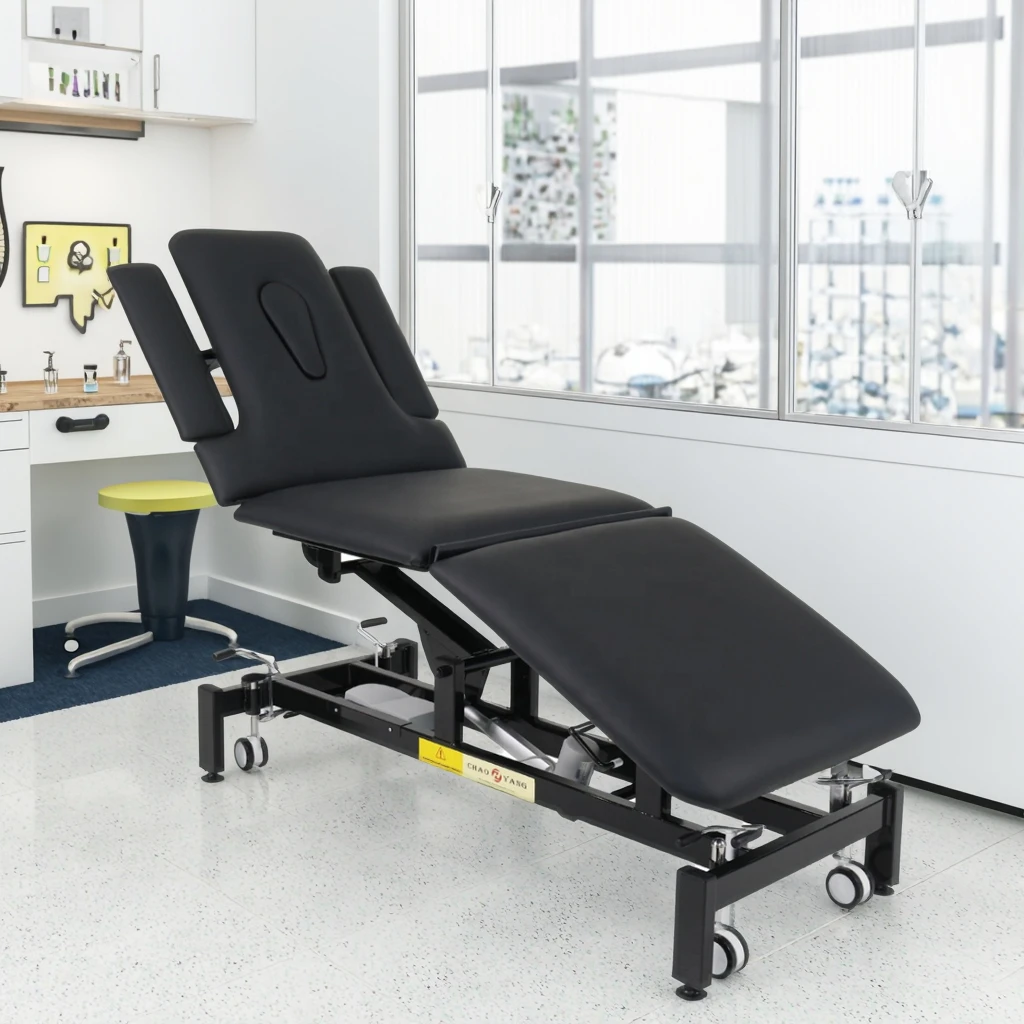 Height Adjustable Electric Physiotherapy Bed for Osteopathic Treatment