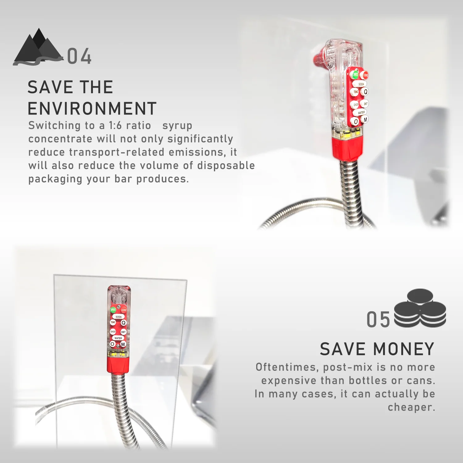 Bar Dispenser Gun - Efficient Soda System for Drinks