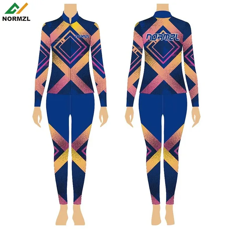 Custom Sublimated Tracksuit Cheer Warm Up Jacket Set Cheerleading ...
