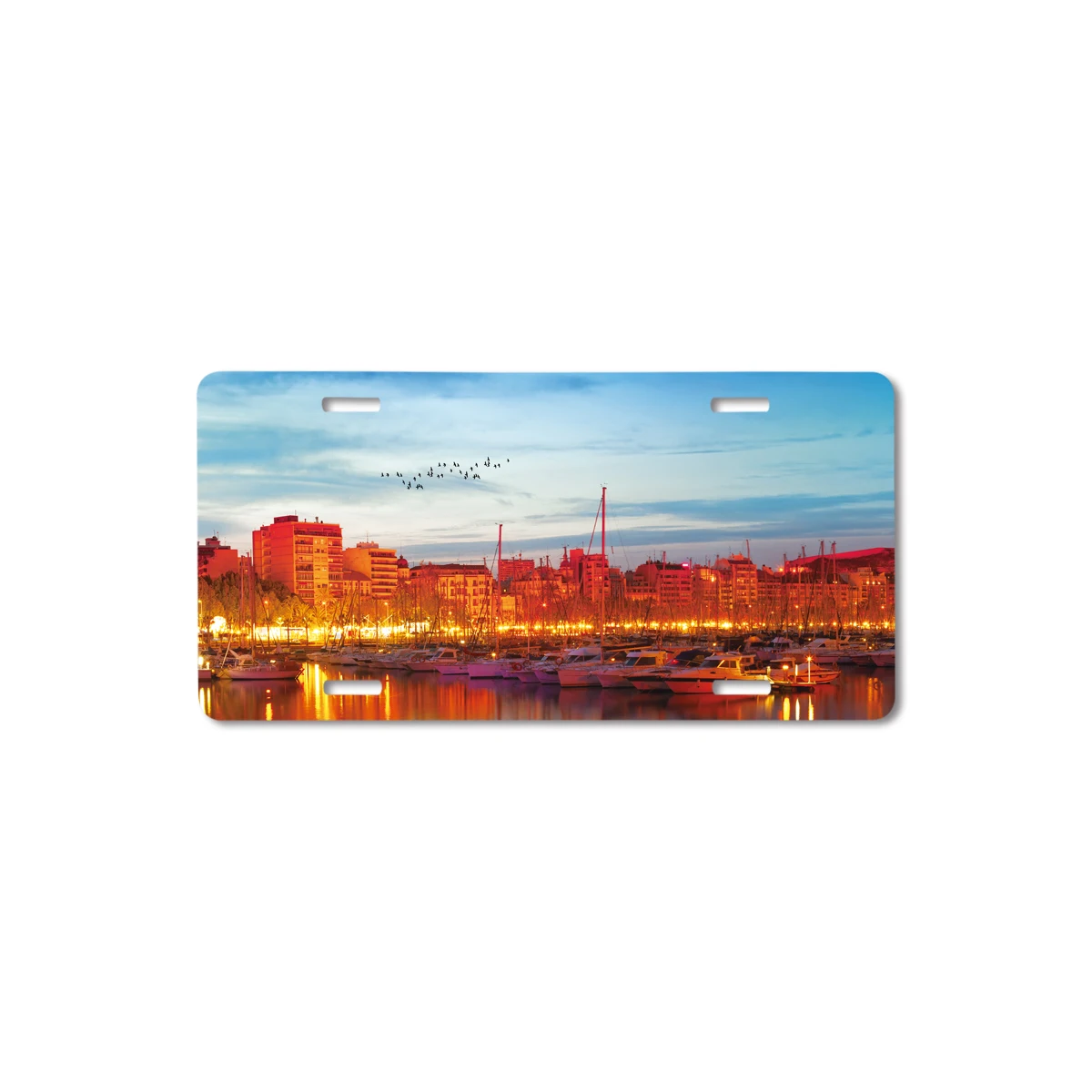 BEAUTYSUB 1.3mm Double-sided HD Sublimation Aluminum Luggage Tag Metal ...