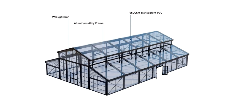 Atrium Wedding Tent - Luxury Clear Frame Wedding Structure