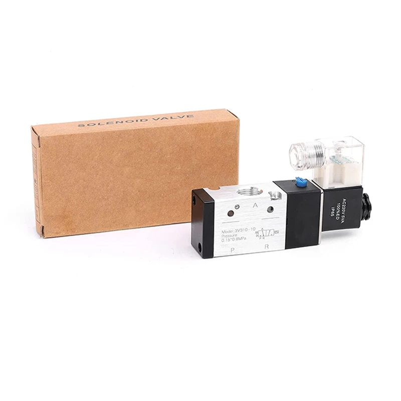 Pneumatic Control Directional Solenoid Valve With 2way 3 Position Of1/4 ...