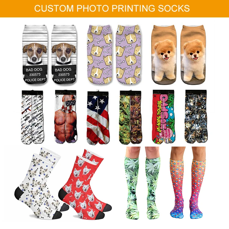 Custom Design Sublimation Blanks Sock Customised Sock Manufacturers ...