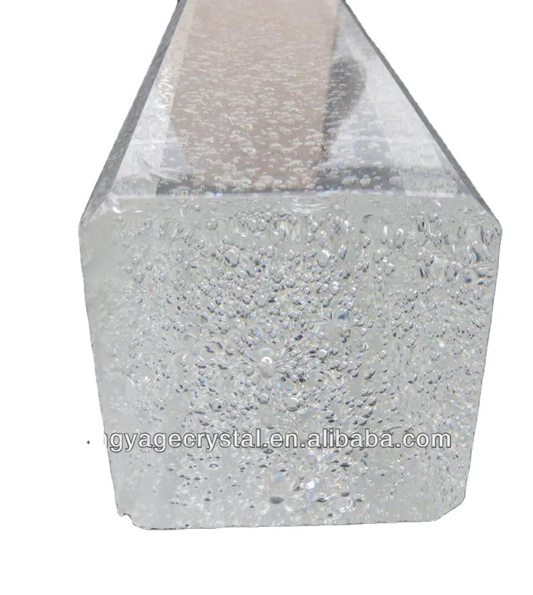 Wholesale Cube Glass Block Hot-melt Glass Brick Crystal Glass Brick For ...