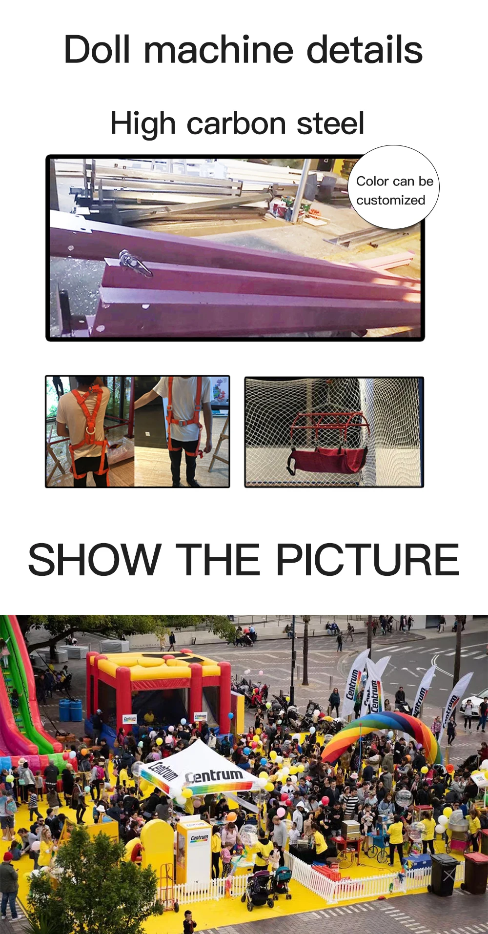 Banana Land Real Human Claw Machine Popular Human Claw Machine Supplier ...