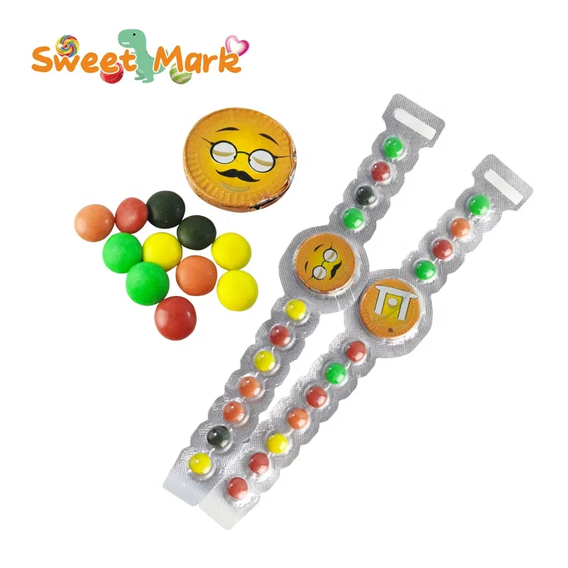 Halal Milk Chocolate Kids Watch Toys Biscuits Jelly Bean Coin Chocolate ...