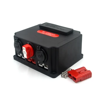 12 Volt Dc Power Distribution Box With Mini Battery Isolator On Off ...