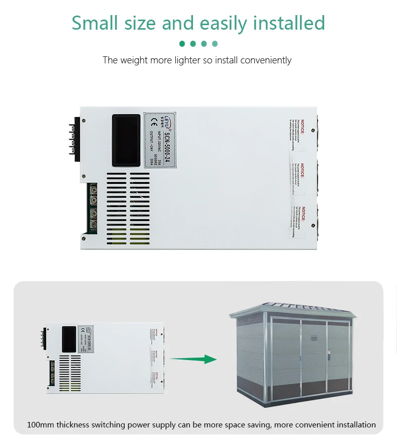Scn-5000 Dc Power Supply 24vdc 5000w Ac To Dc 12v 15v 24v 36v 48v ...