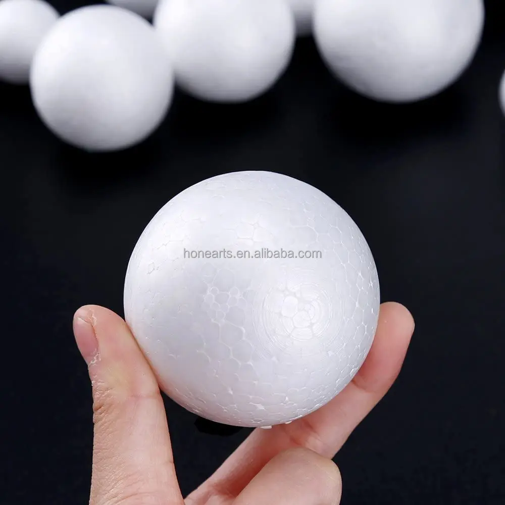 Various Size Styrofoam Balls Light Weight White Foam Balls Eggs Heart ...