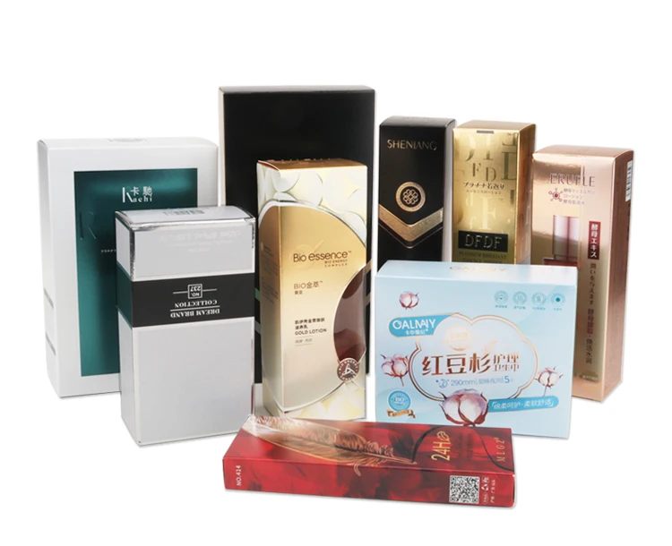 Custom Cosmetic Skin Care Paper Box Packaging - Mixed Color