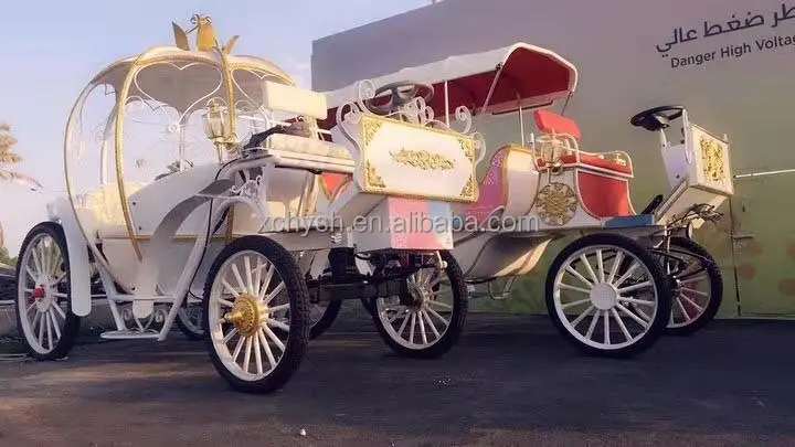 High Quality Sightseeing Horse Drawn Mini Royal Horse Carriage/magical ...