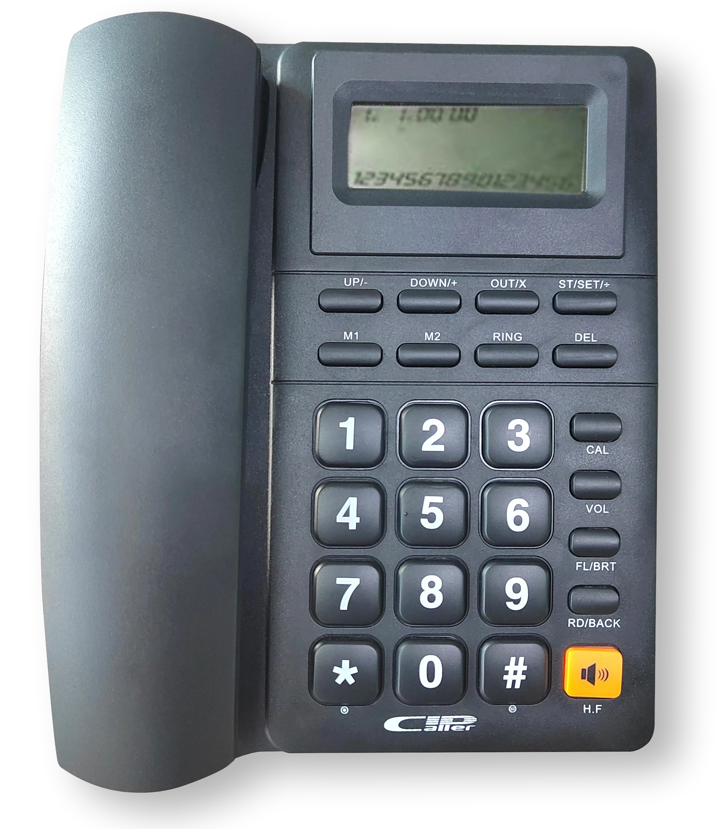 Corded Desktop Payphone Home Office Landline Telephone with Caller ID ...