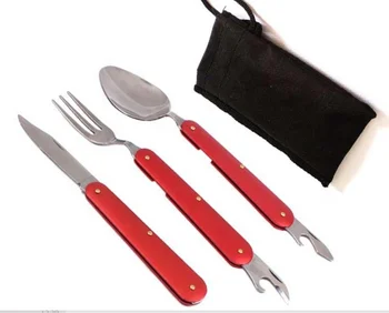 Portable Utensils Travel Camping Cutlery Set Stainless Steel Flatware ...