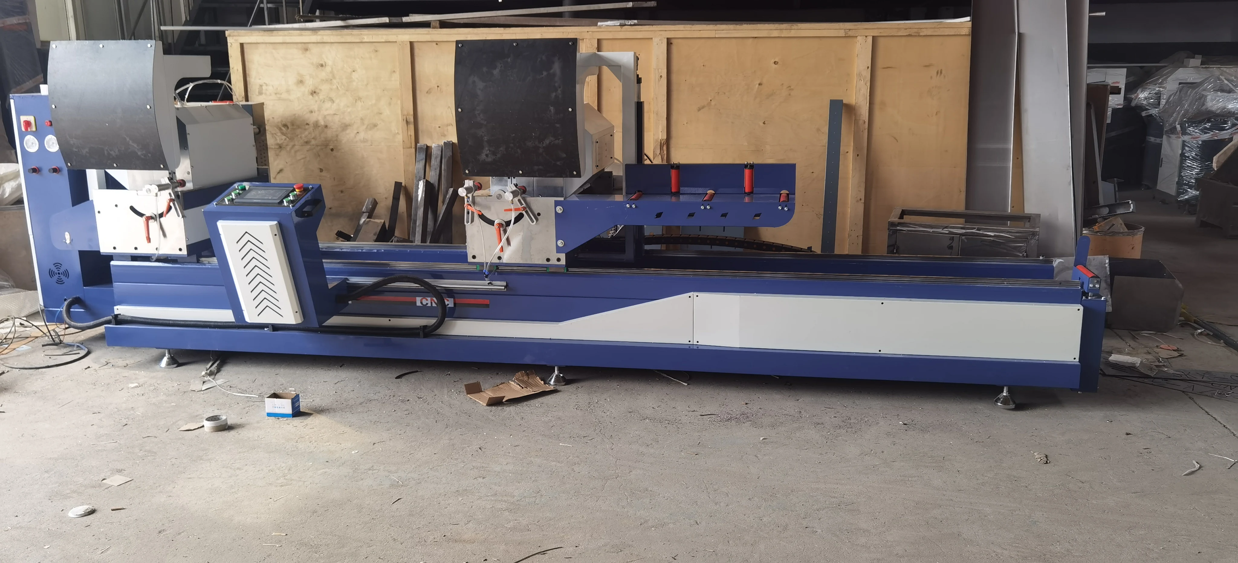 Double-Head Aluminium Profile Saw Mitre Cutting Machine for Aluminum ...