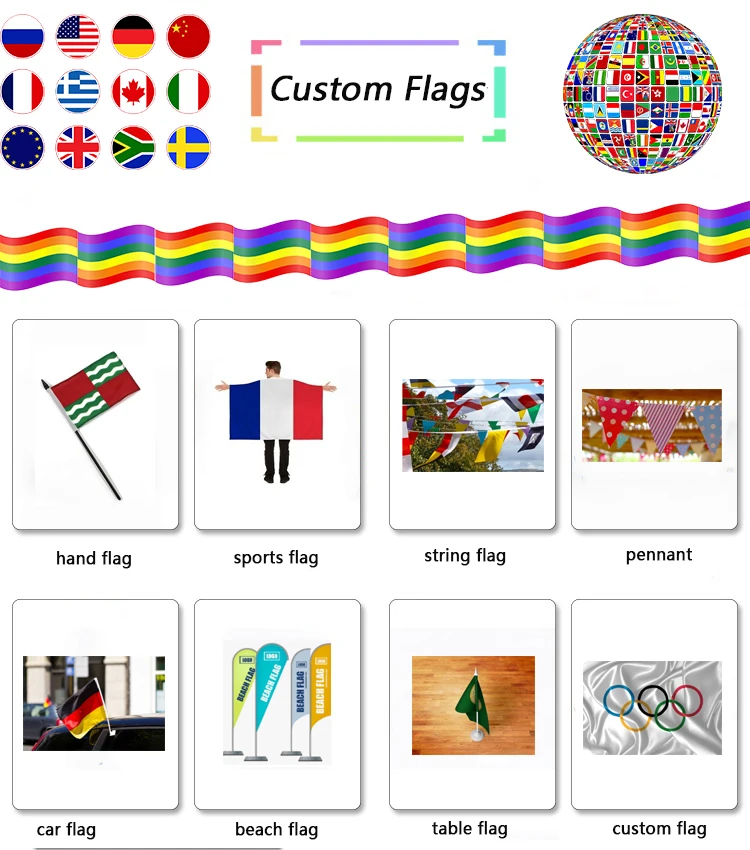 Customised Tour Guide Screen Hand Held Flag Sublimation Printed ...