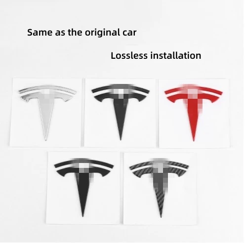 Car Rear Trunk Logo Sticker Cover Emblem Badge Logo T Emblem Decals Abs ...