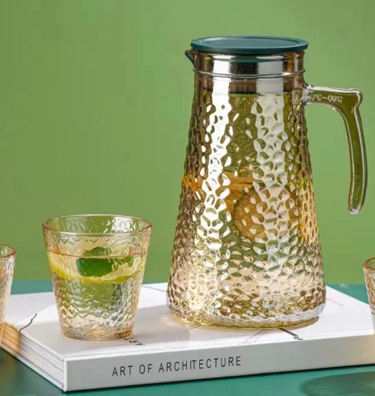 Wholesale Glass Jug Set Soda Water Juice Glass Water Jug Cups Set Jug ...