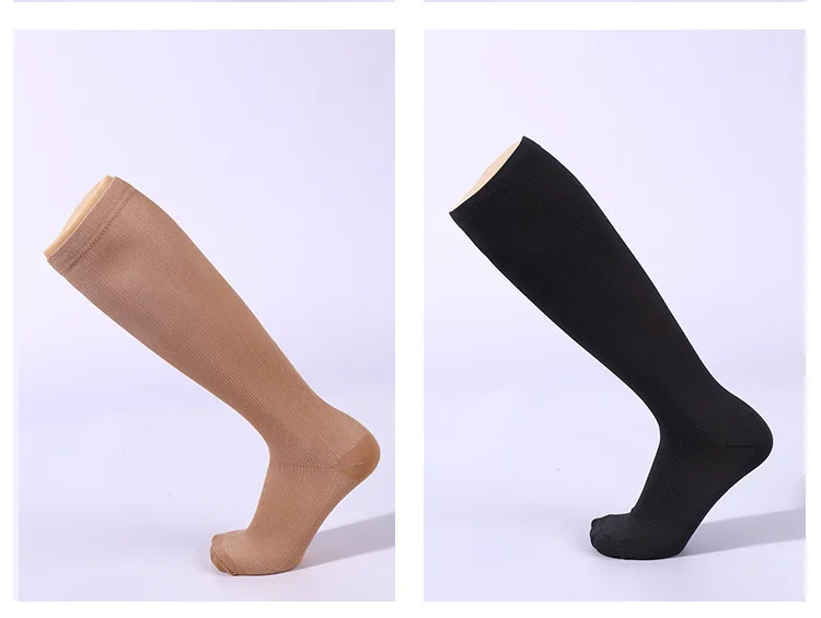 Custom Compression Socks Black and Skin Compression Socks Machine Sport ...
